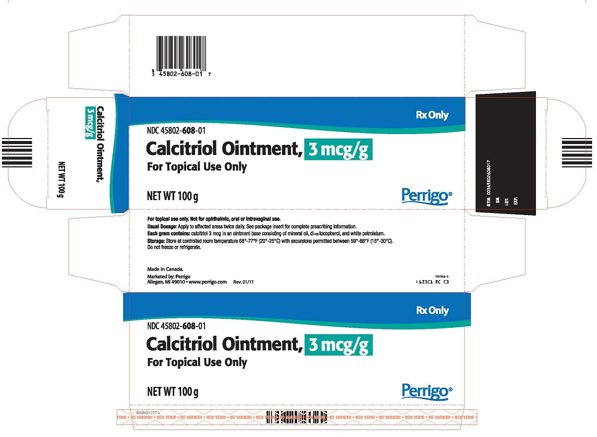 NDC 45802-608 Calcitriol Ointment Topical