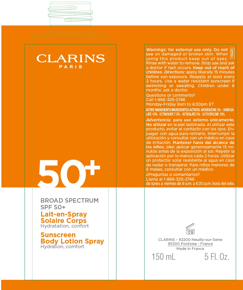 Product Images Clarins Broad Spectrum Spf 50 Sunscreen Body Photos ...