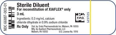 NDC 66887-003 Xiaflex Collagenase Clostridium Histolyticum