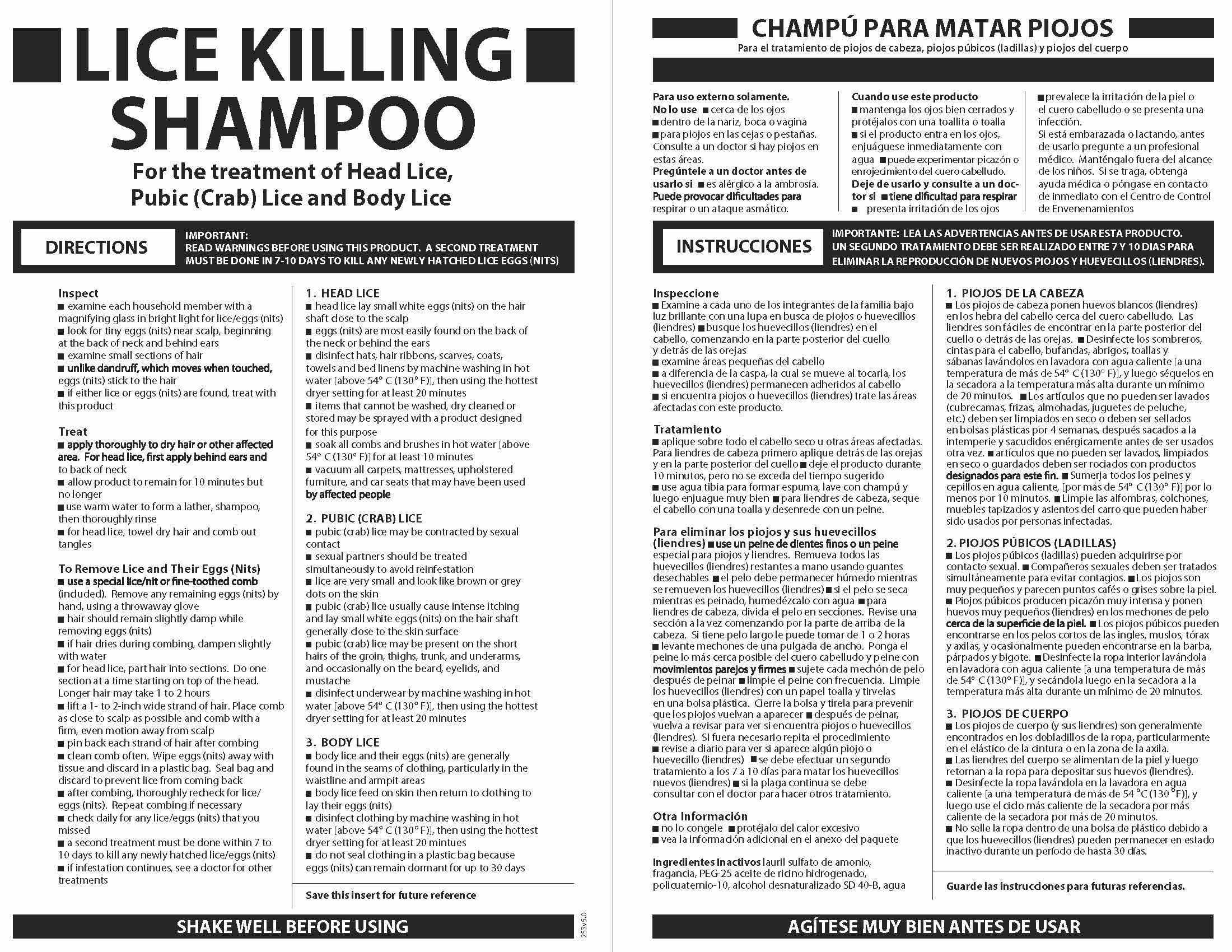 Product Images Walgreens Lice Killing Photos - Packaging, Labels ...