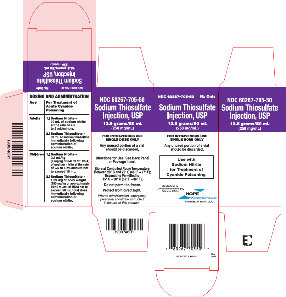 Sodium Thiosulfate- FDA Label NDC60267-705