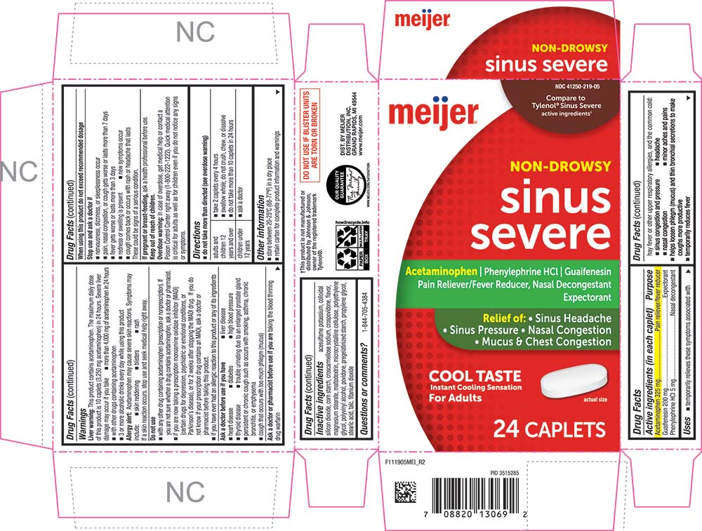 Sinus Severe Tablet, Coated- Images NDC41250-219