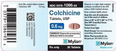 Product Images Colchicine Photos - Packaging, Labels & Appearance