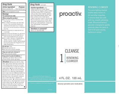 FDA Label for Proactiv Renewing Cleanser Gel Topical - Indications ...