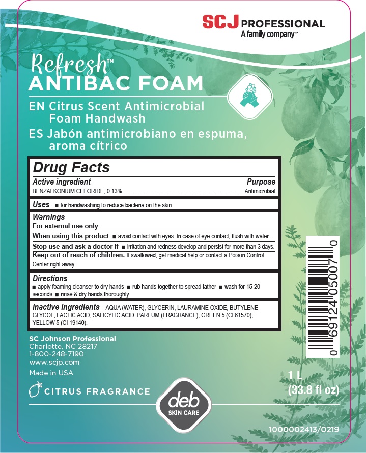 NDC 11084-010 Refresh Antibac Foam Soap Topical Label Information ...