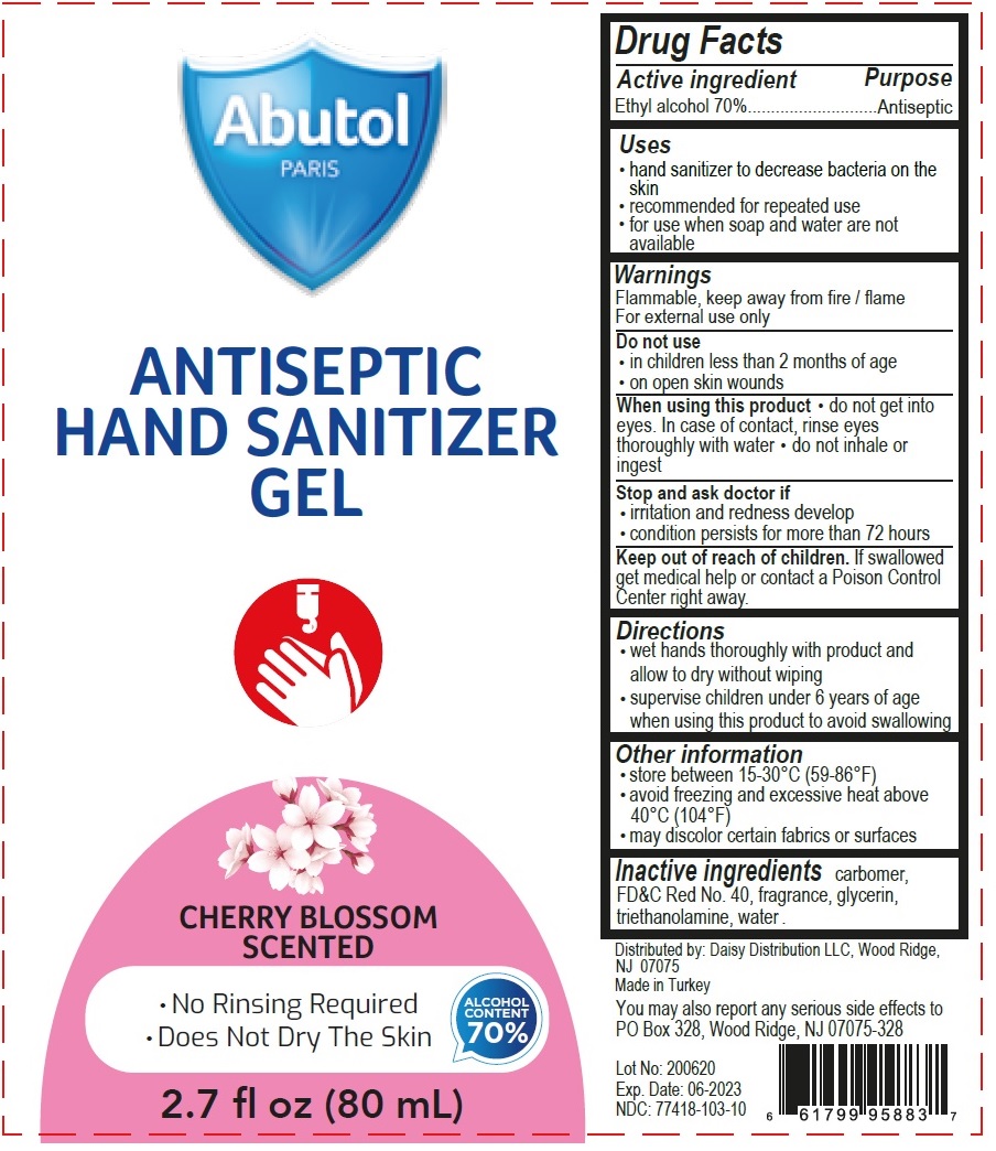 Abutol Paris Antiseptic Hand Sanitizer- Images NDC77418-103