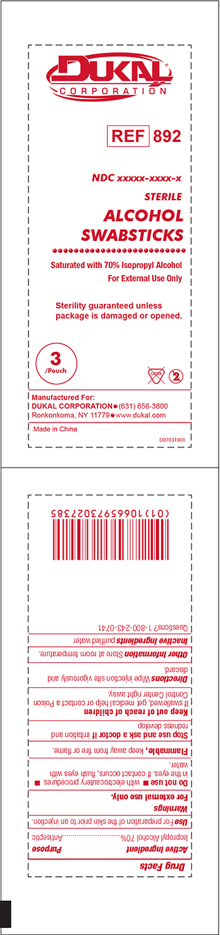 Product Images Dukal Sterile Alcohol Swabstick Photos - Packaging ...