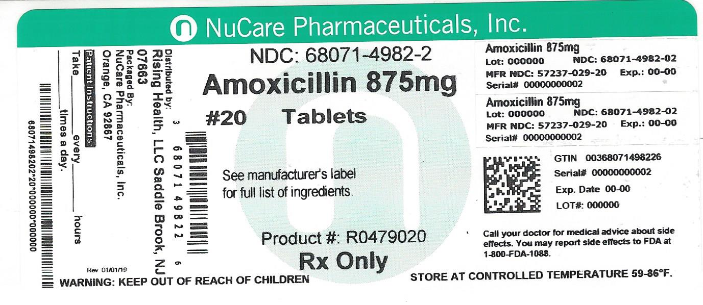FDA Label for Amoxicillin Tablet, Film Coated Oral - Indications, Usage ...