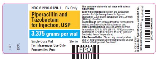 Label and Warnings 61990-0130 Piperacillin And Tazobactam