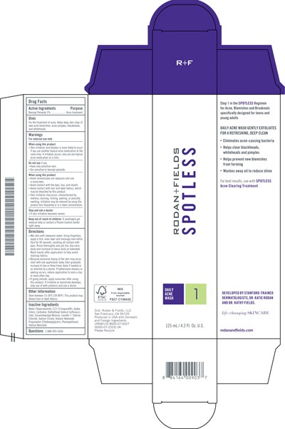 Product Images Spotless Daily Acne Wash Photos - Packaging, Labels ...