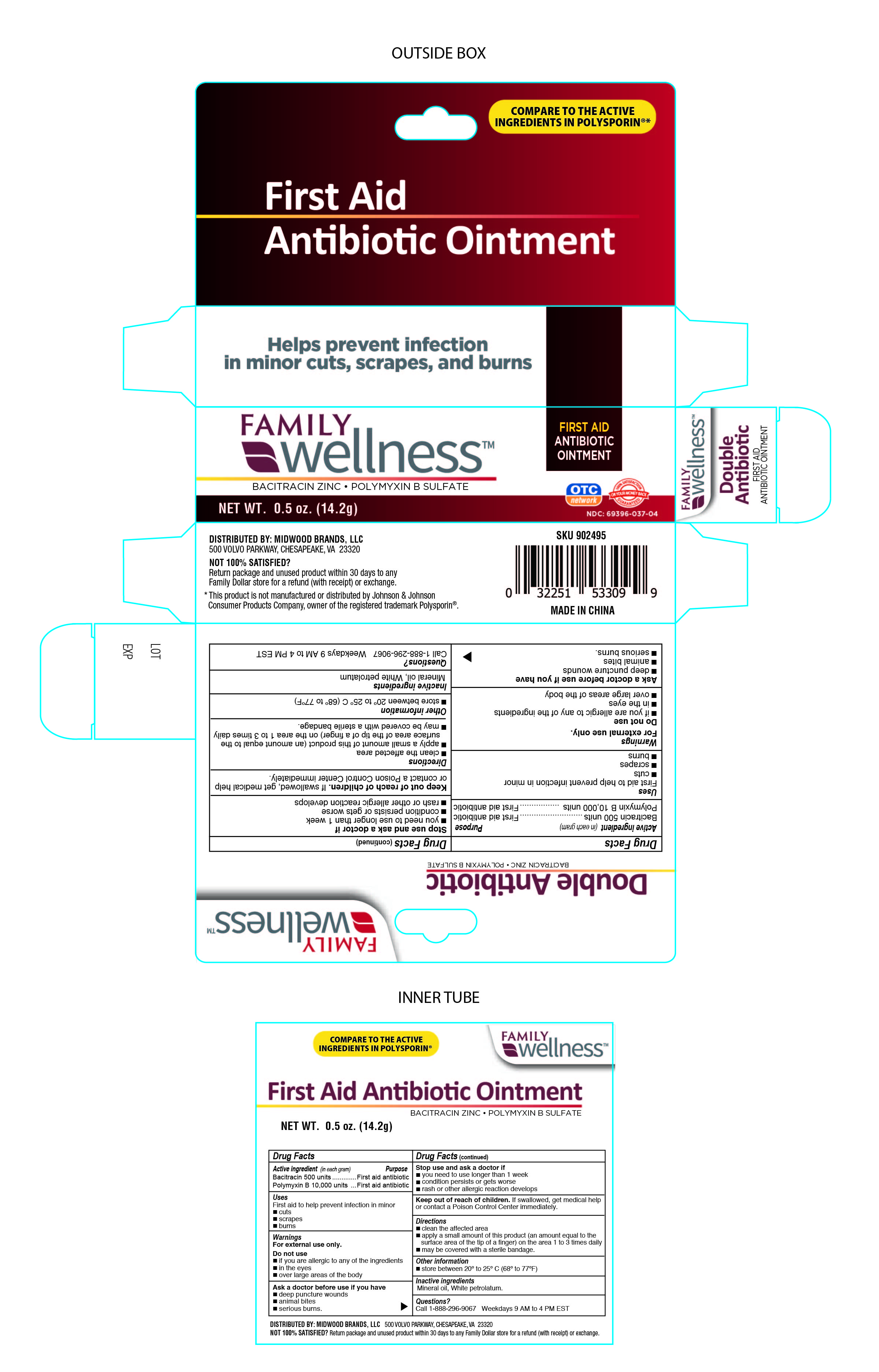 Family Wellness First Aid Antibiotic- Images NDC69396-037