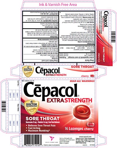 FDA Label for Cepacol Extra Strength Sore Throat Cherry Lozenge Oral ...