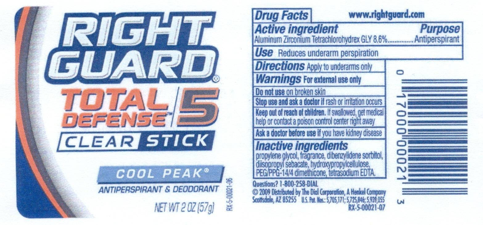 Product Images Right Guard Total Defense Cool Peak Photos - Packaging ...