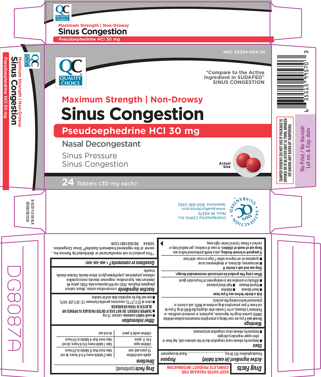 FDA Label for Sinus Congestion Tablet, Film Coated Oral - Indications ...