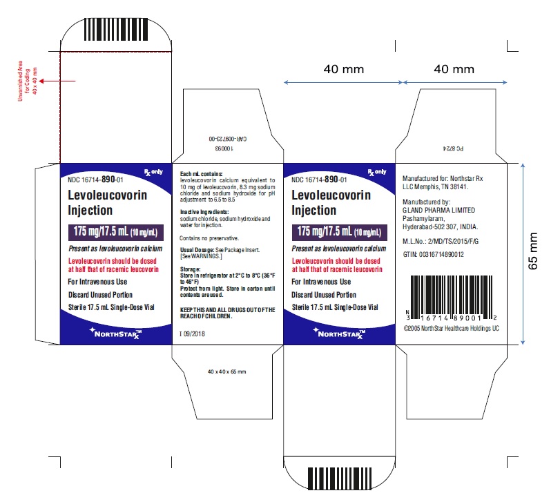 NDC 16714-915-01 Levoleucovorin Injection, Solution Intravenous