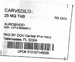Carvedilol Product Images - NDC 53808-0820