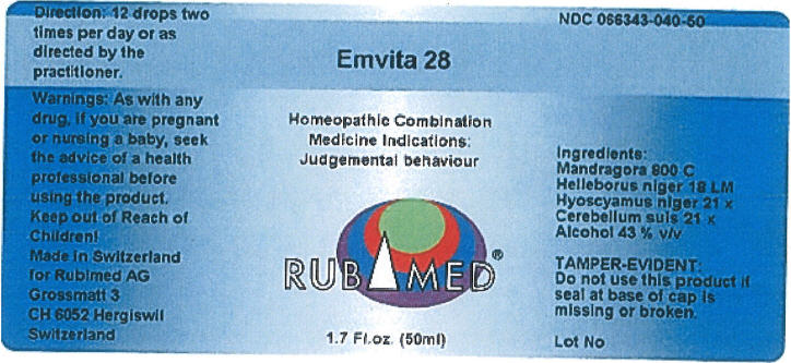 FDA Label for Emvita 28 - Indications, Usage & Precautions