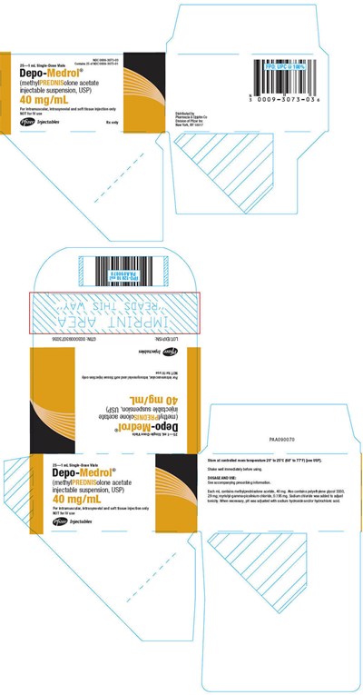 Depo-medrol Injection, Suspension FDA Label - NDC 0009-3073