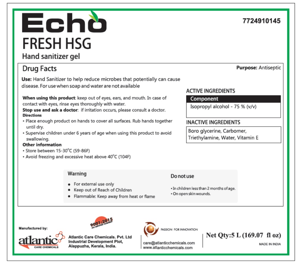Echo Fresh Hsg Hand Sanitizer- Images NDC77249-101