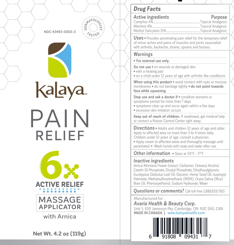 Kalaya Pain Relief 6x Wi Product Images - NDC 43493-0008