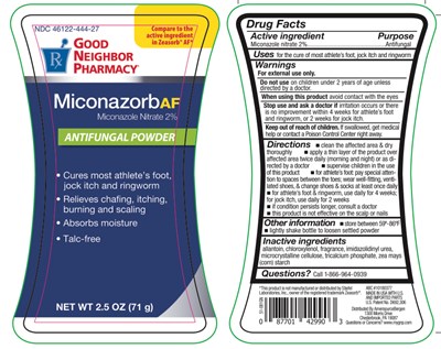 Miconazole Nitrate Powder- Images NDC46122-444