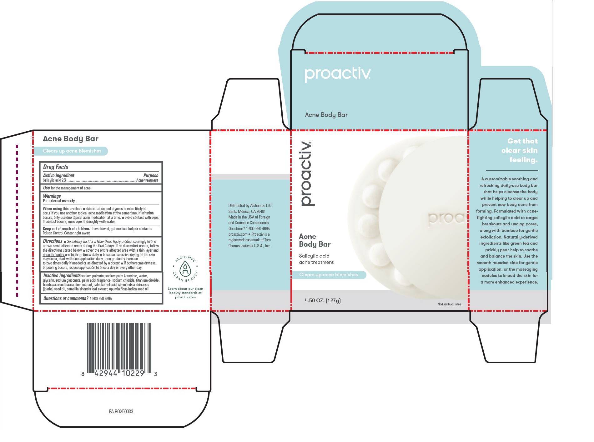 NDC 11410-400 Proactiv Acne Body Bar Soap Topical Label Information ...