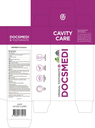 Product Images Doctrust K Tooth Photos - Packaging, Labels & Appearance