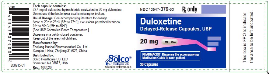 Duloxetine Capsule, Delayed Release- Images NDC43547-381