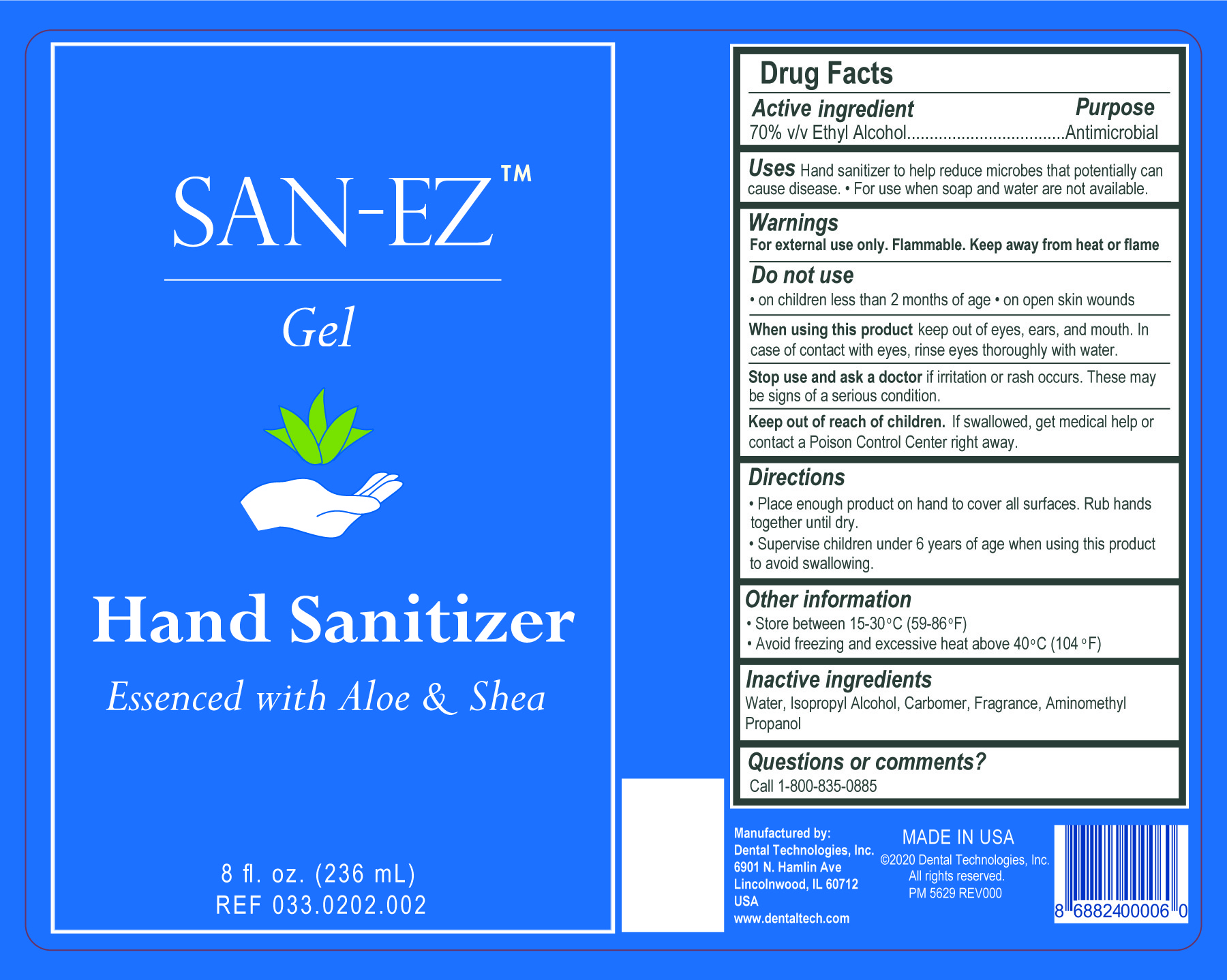 San-ez Hand Sanitizer Gel- Images NDC55346-3302