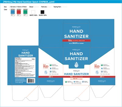 Poppy And Ivy Hand Sanitizer- Images NDC74004-147
