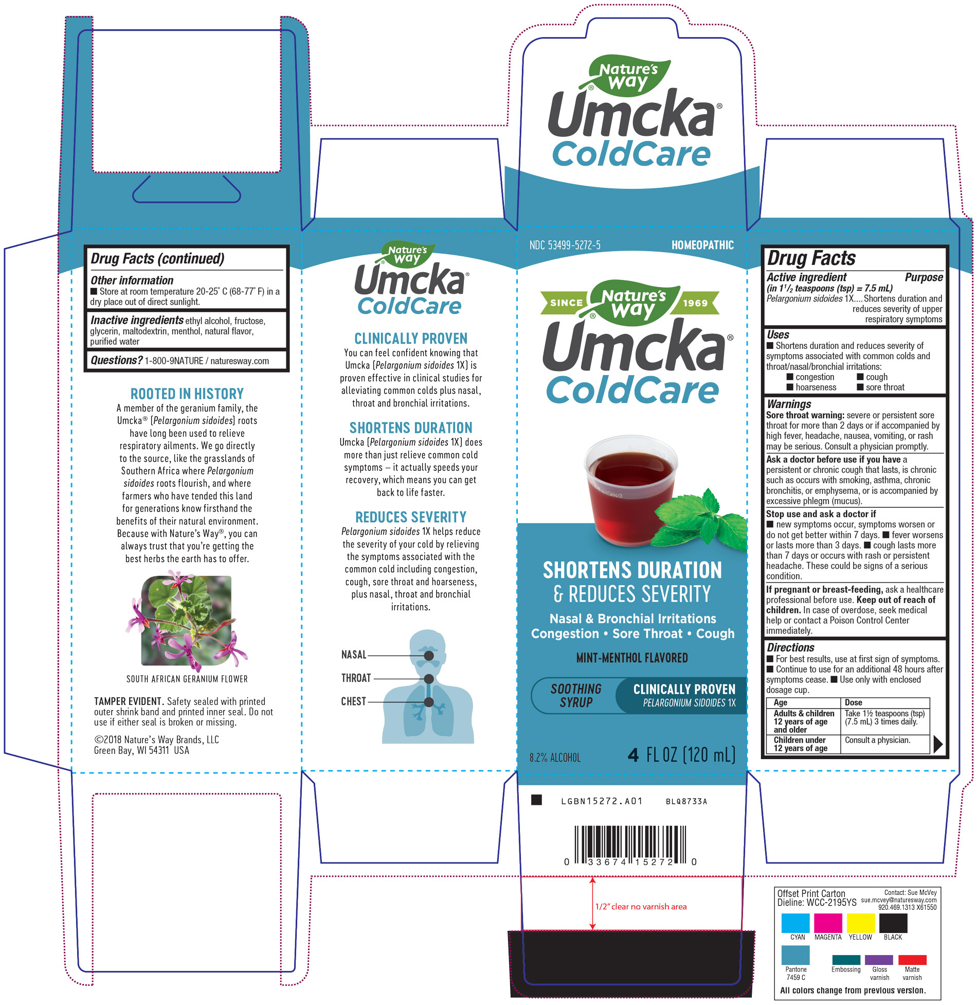 Product Images Umcka Menthol Photos - Packaging, Labels & Appearance
