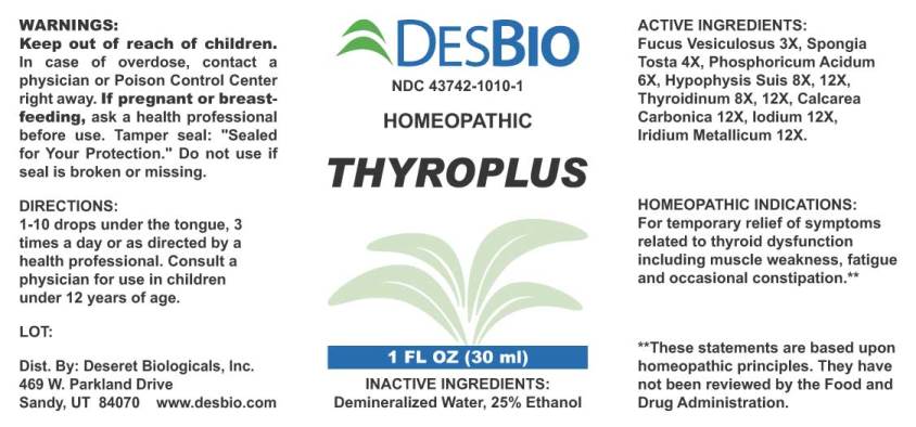 NDC 43742-1010 Thyroplus Liquid Oral