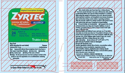 Zyrtec Allergy Tablet, Film Coated- Images NDC50269-973