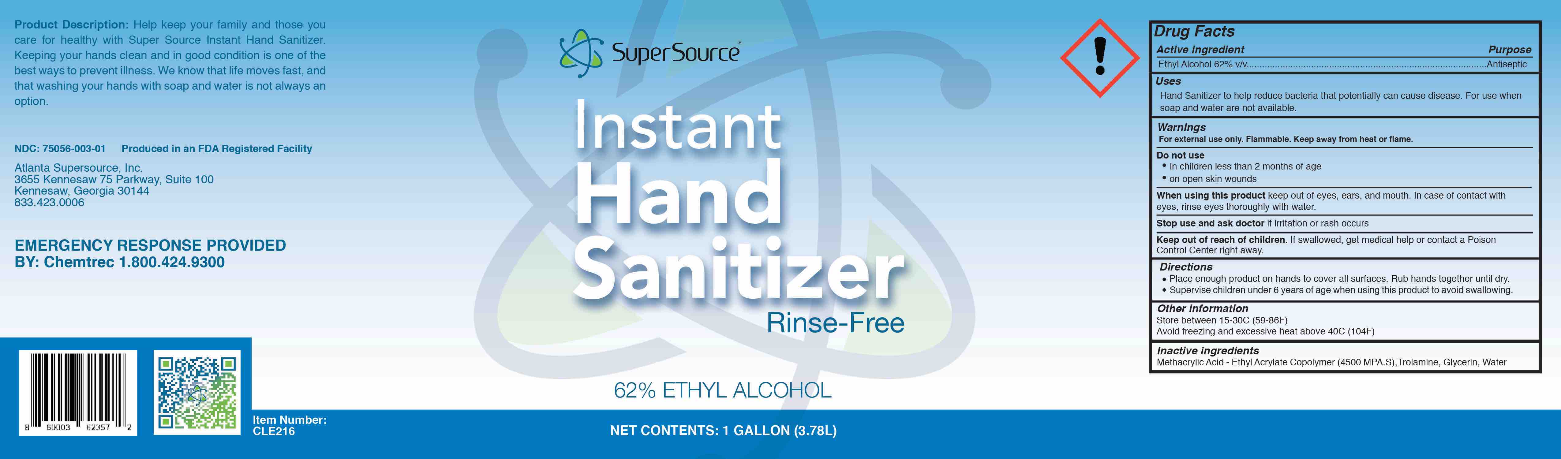 Hand Sanitizer- Images NDC75056-003