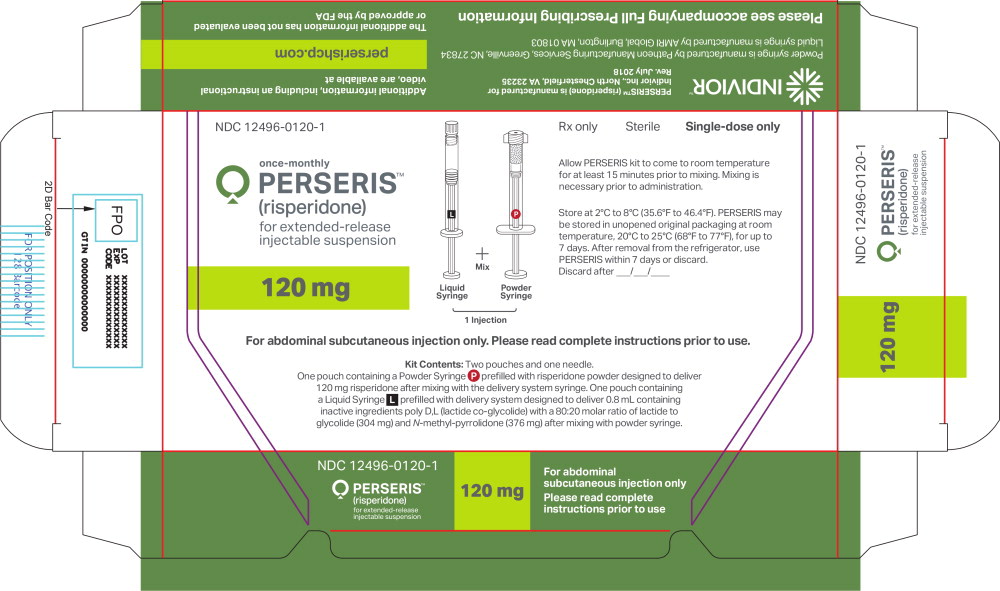 NDC 12496-0120 Perseris Risperidone