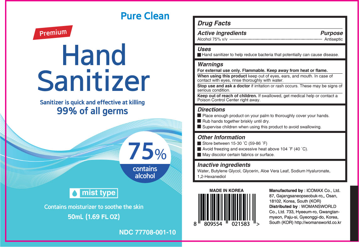 Product Images Pure Clean Premium Hand Sanitizer Photos - Packaging ...