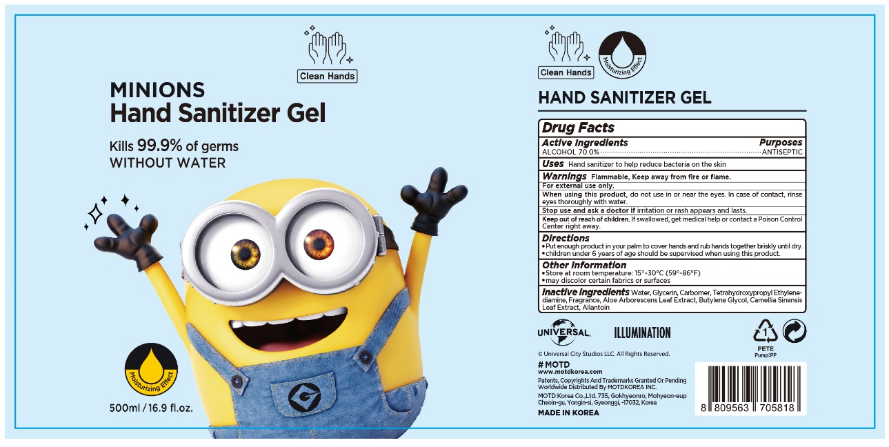 NDC 74004-701 Minions Hand Sanitizer Gel