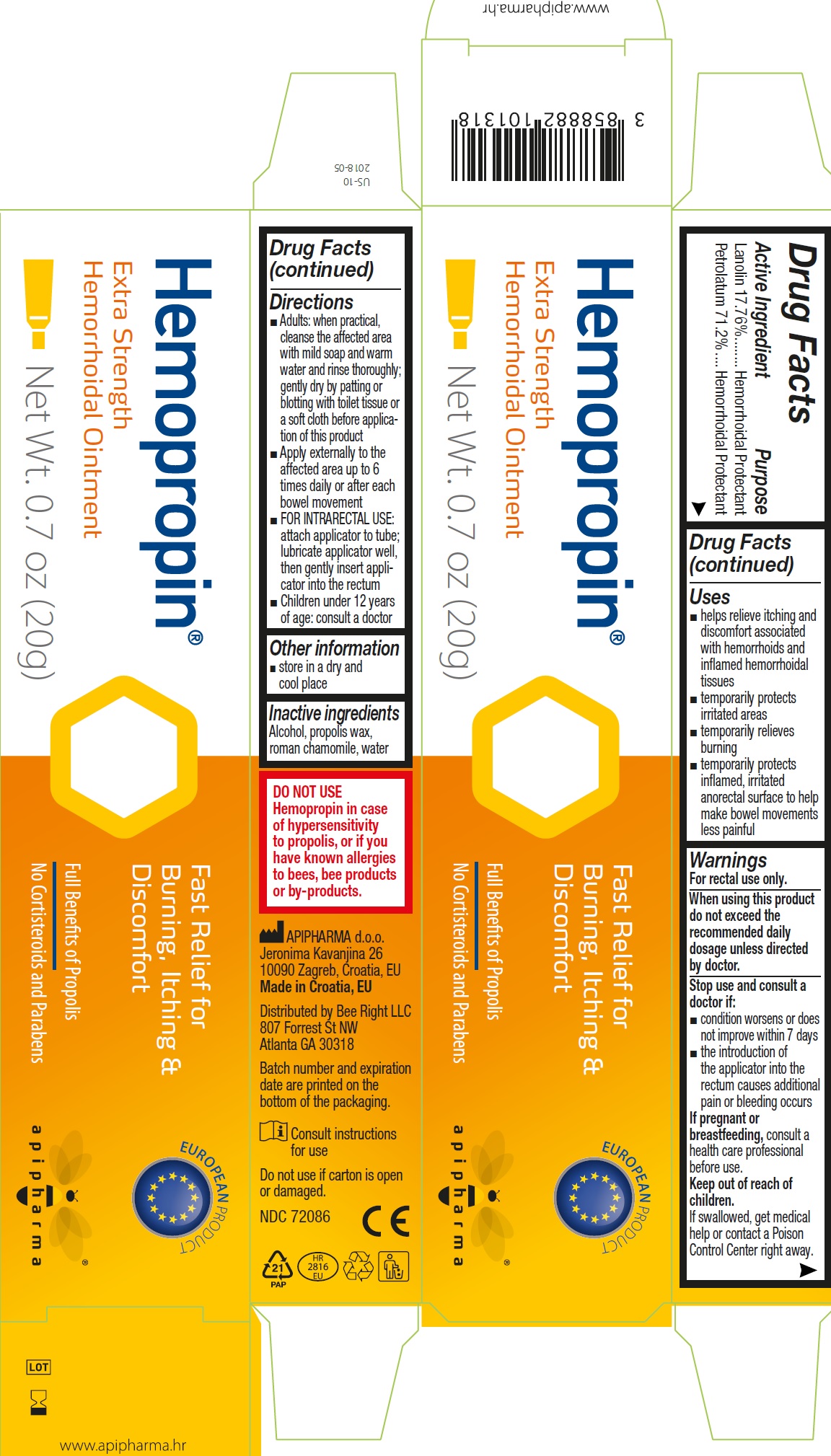 Product Images Hemopropin Hemorrhoidal Photos - Packaging, Labels ...