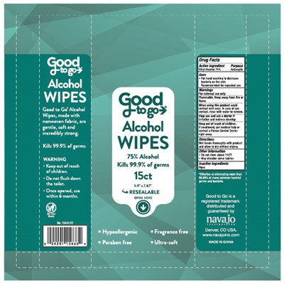 Product Images Good To Go Alcohol Wipes Photos - Packaging, Labels ...