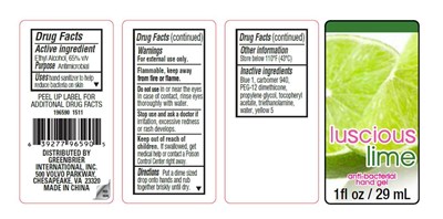 Product Images Luscious Lime Photos - Packaging, Labels & Appearance