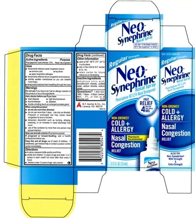 NDC 0225-0805 Neo-synephrine Regular Phenylephrine Hydrochloride Spray ...