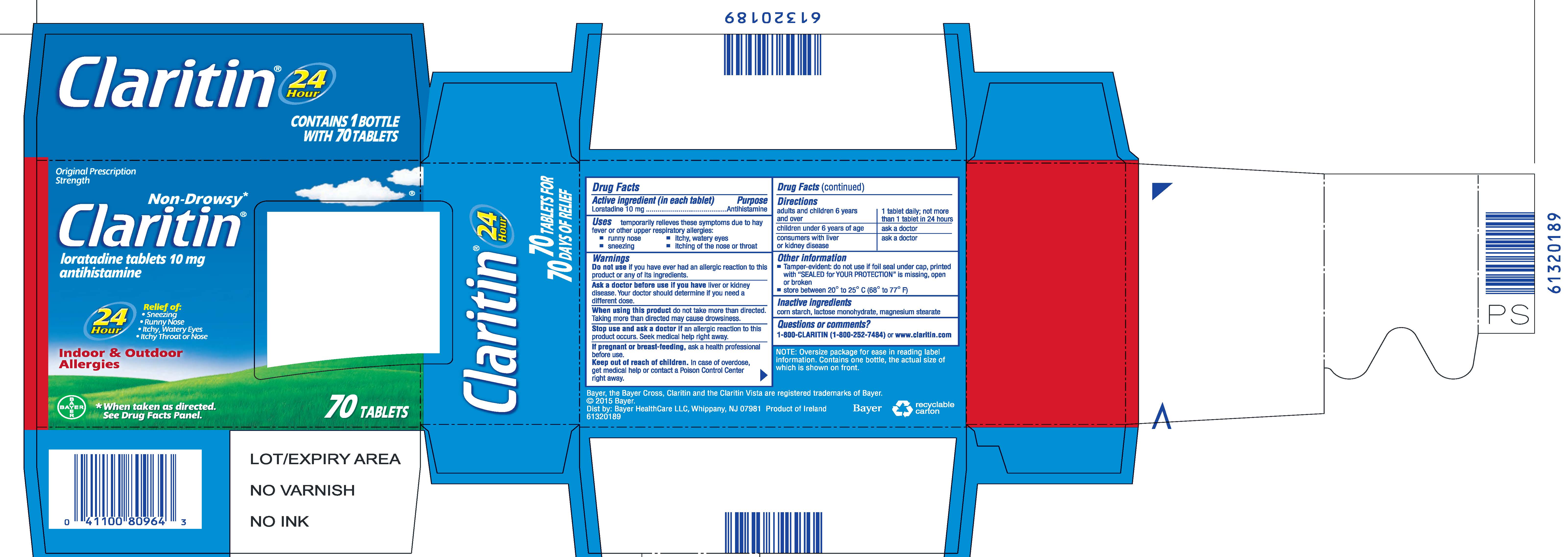 NDC 11523-6655 Claritin Tablet Oral