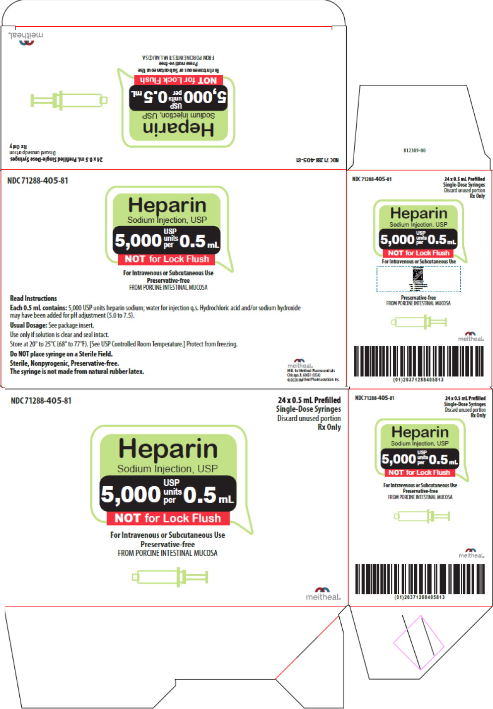 NDC 71288-405 Heparin Sodium Heparin Sodium
