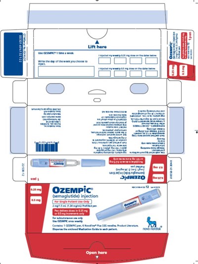 NDC 0169-4132 Ozempic Semaglutide