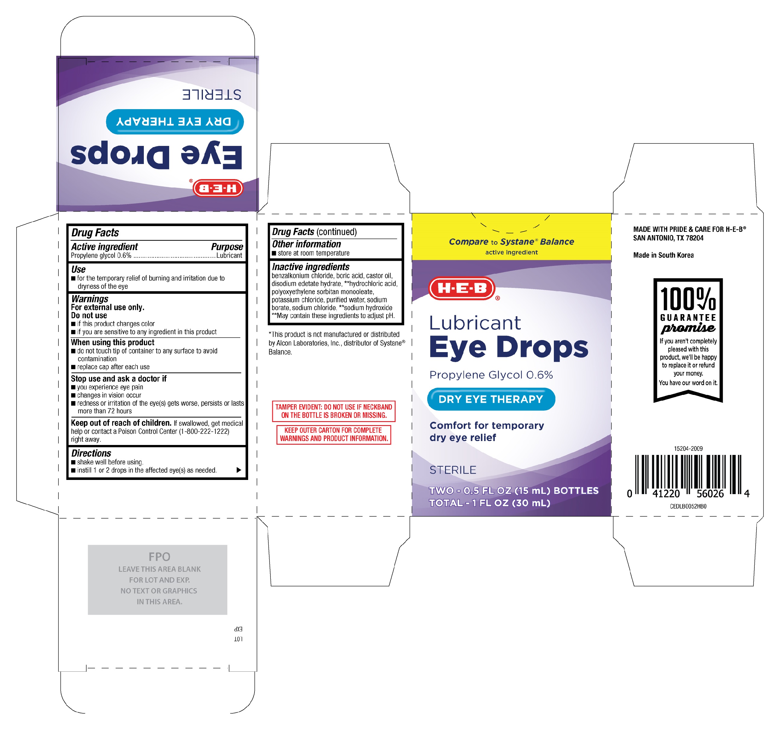 NDC 37808-650 Heb Lubricant Eye Drops Dry Eye Therapy Solution/ Drops ...