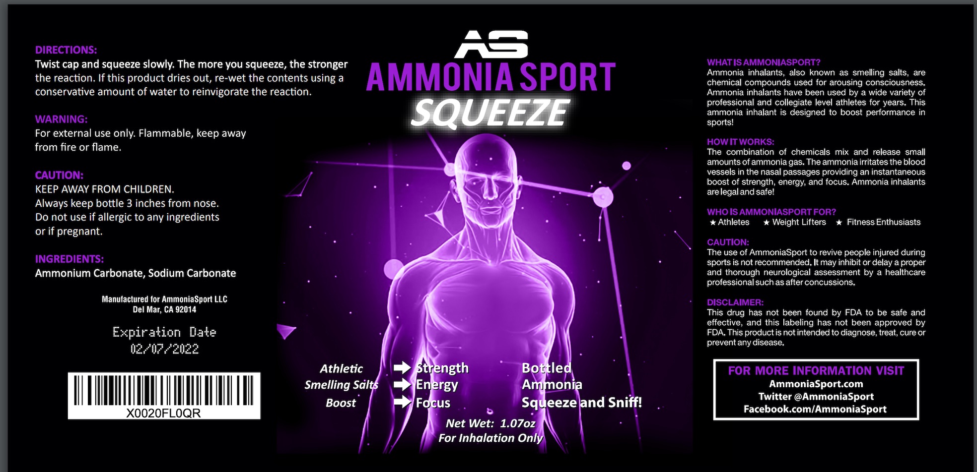 Ammoniasport Squeeze- Images NDC73395-198