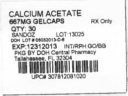 Product Images Calcium Acetate Photos - Packaging, Labels & Appearance