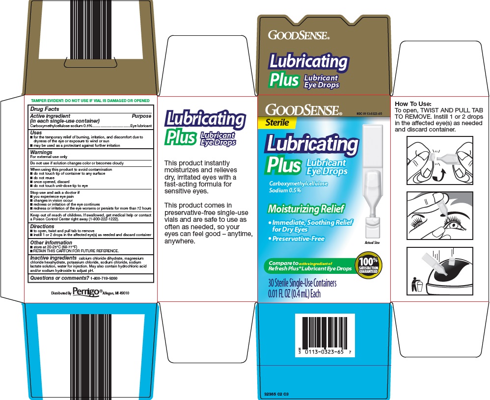 NDC 0113-0323 Good Sense Lubricating Plus Solution, Gel Forming / Drops ...