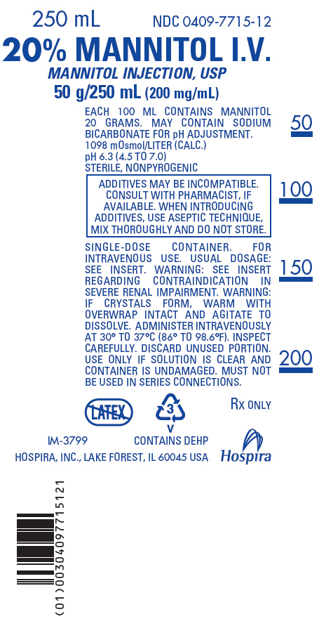 NDC 0409-7715 Mannitol Mannitol