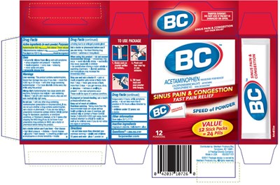 Product Images Bc Sinus Congestion And Pain Photos - Packaging, Labels ...